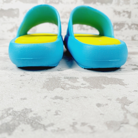 J Slides | Shoes | New Beach Slides By Jslides Squish Slide Blue Yellow ...